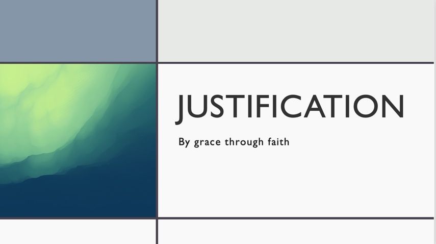 Word of the Week: Justification | chrishefner.org
